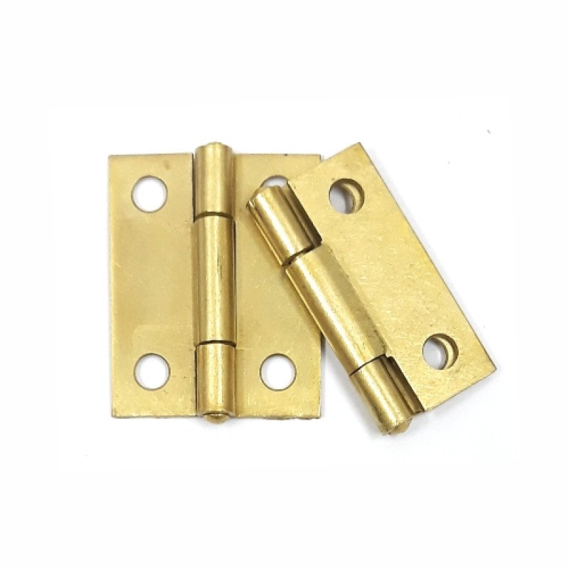 Brass Butt Hinges 1 1 2 X 3 8 2pcs Canvas General Trading L L C